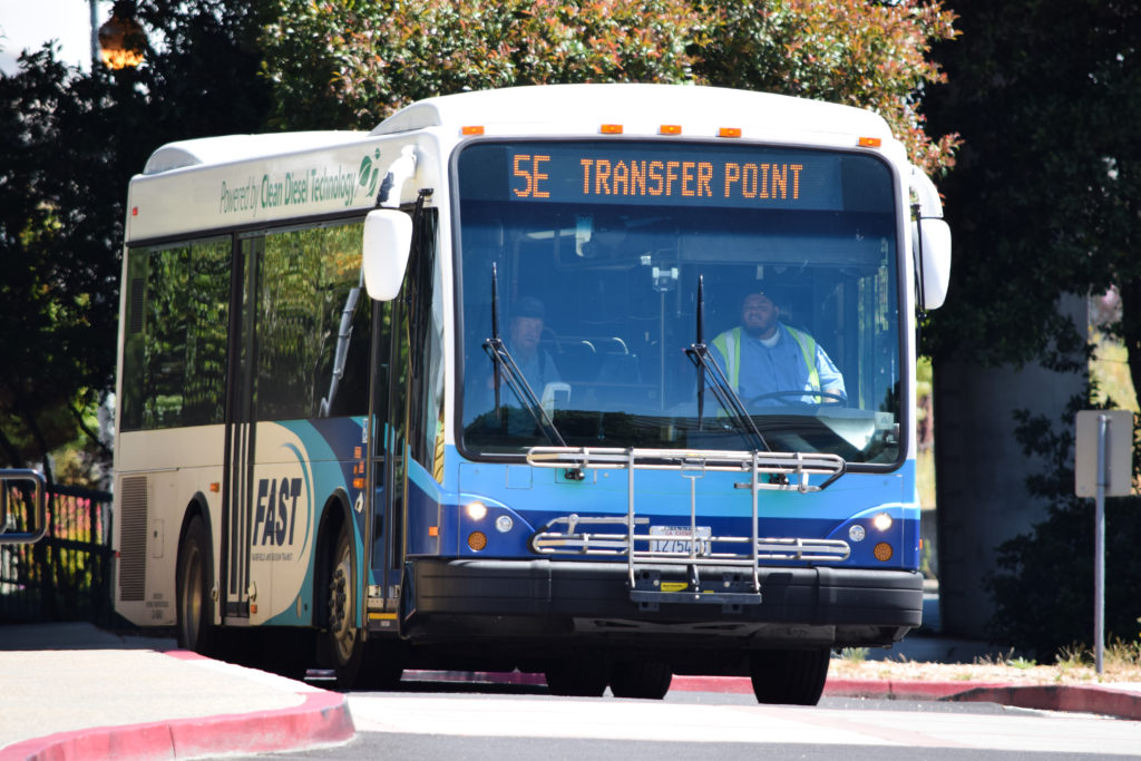 Solano Mobility | Fairfield and Suisun Transit (FAST) Boarding the Bus